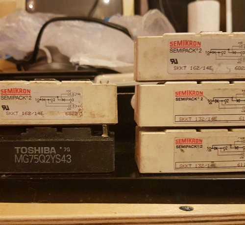 Тиристорные модули semikron semipack skkt 162/14E