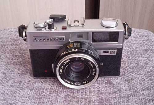 Плëночный фотоаппарат Canon Datematic 40mm F2.8