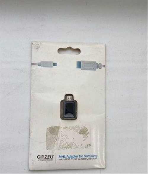 Переходник microUSB 5 Pin / Micro USB 11 Pin (Sams