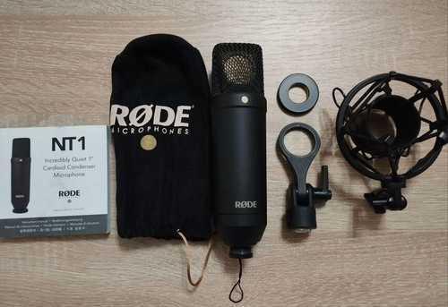 Студийный конденсаторный микрофон Rode NT1