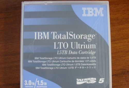 Кассета для стримера IBM Ultrium LTO-5 1.5TB новая