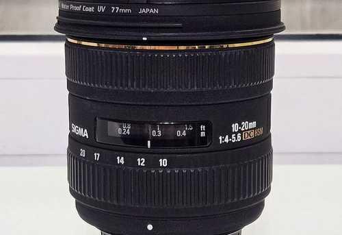 Объектив Sigma AF 10-20mm f/4-5.6 EX DC HSM Nikon