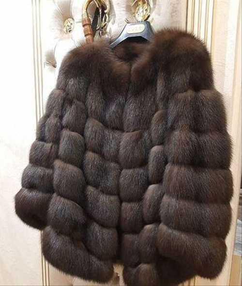 Новая VIP шуба соболь баргузин Romagna Furs Итал