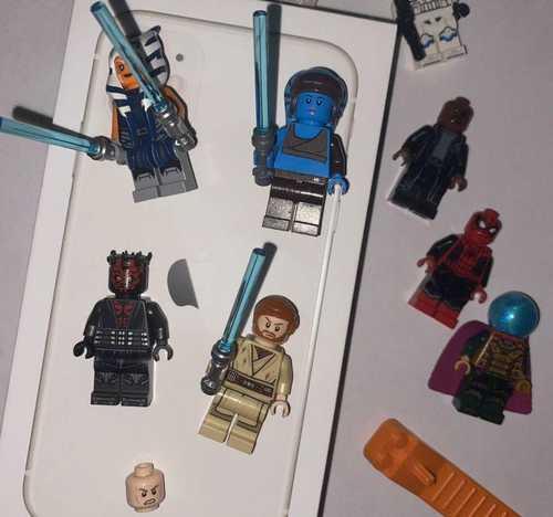 Lego фигурки Star Wars и Marvel