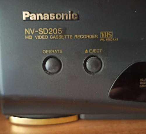 Видеомагнитофон panasonic nv sd 205