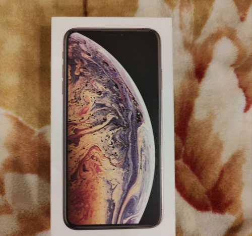 Коробка с наушниками и боком iPhone xs Max 256 gb