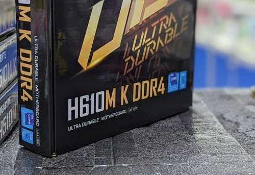 Материнская плата Gigabyte H610M K LGA1700 DDR4