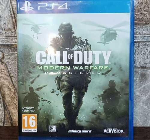 Call of duty modern warfare remastered ps4