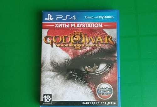 God of war 3 диск ps4