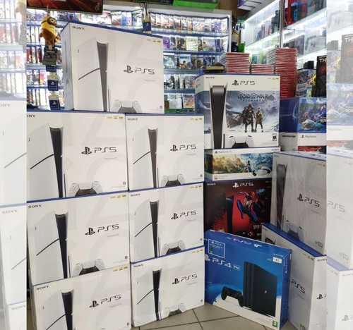 Sony playstation 5 пс5 ps5 с 1тб Slim Fat