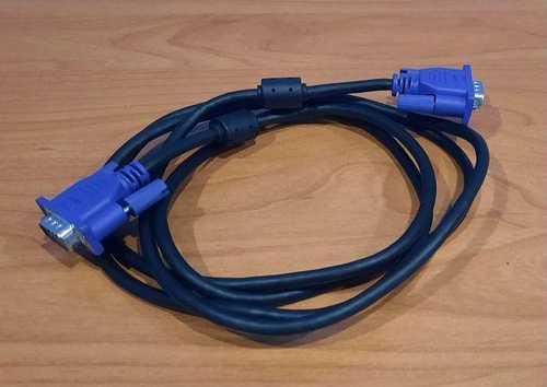 Кабель VGA-VGA 1,8 м