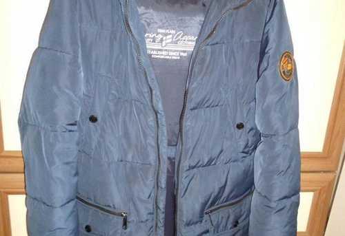 Удлиненная зимняя куртка-пуховик