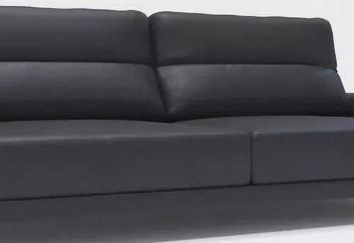 Прямой кожаный диван Рипозо (Лофт) 1