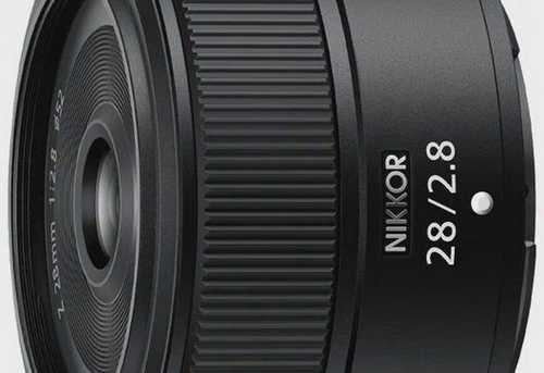 Nikon 28mm f/2.8 nikkor Z новый, обмен, гарантия