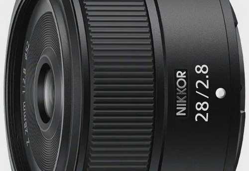 Nikon 28mm f/2.8 nikkor Z новый, обмен, гарантия