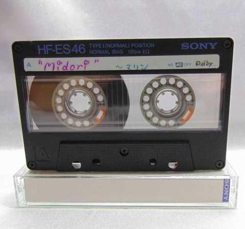 Аудиокассета Sony HF-ES 46. Made in Japan. 11