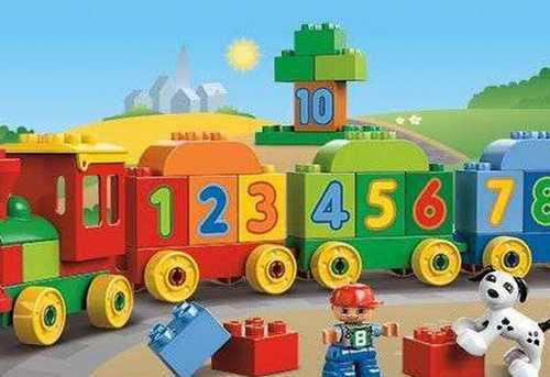 Конструктор Lego Дупло «Поезд с цифрами»