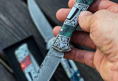 Нож из дамаской стали laminat