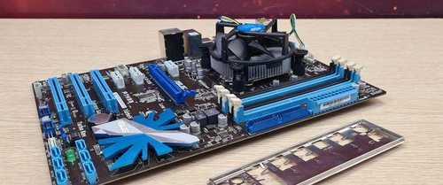 Сборка материнская плата Asus P7H55 LGA1156 i5