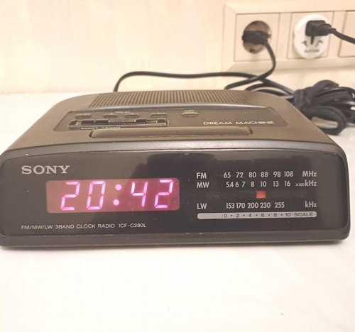 Часы радио будильник Sony Dream Machine ICF-C280L