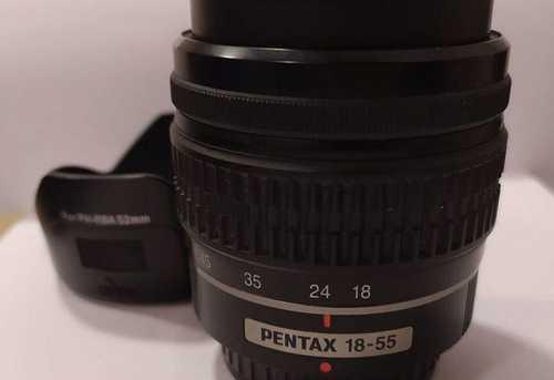 Объектив SMC Pentax -DA l 1:3.5-5.6 18-55mm AL