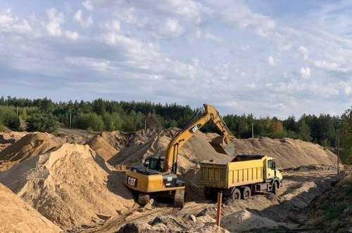 Песок мытый и супесь для обратной засыпки