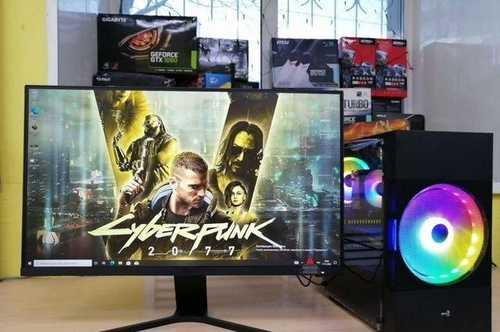 Игровой Ryzen 5/16Gb/SSD/GTX1660 + Монитор 27"