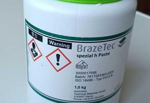 BrazeTec spezial h Paste, флюс для пайки бразетек
