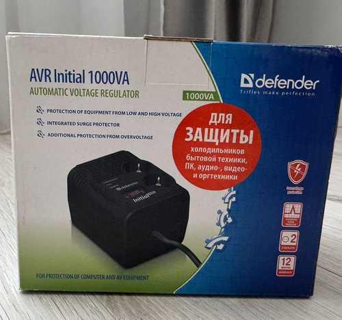 Стабилизатор напряжения Defender AVR initial 1000