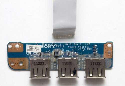 USB плата DA0HK1TB6E0 для Sony vpceh