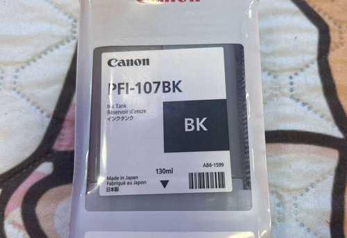 Картридж Canon PFI-107BK