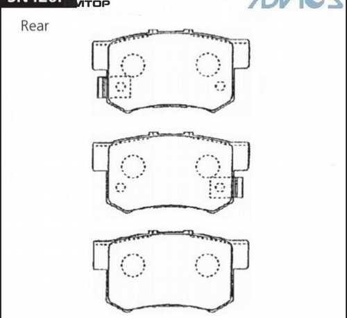 Advics SN426P SN426P advics Колодки тормозные диск