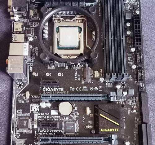 Gigabyte ga z 170 hd 3   i3 6100