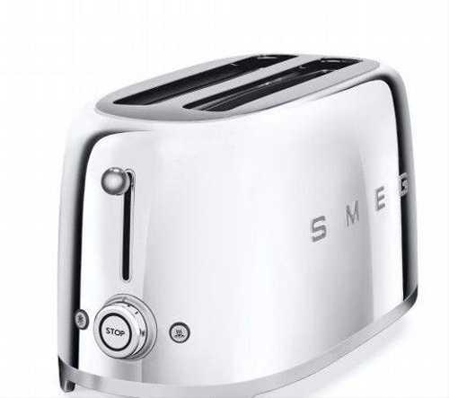 Тостер Smeg tsf02sseu, хром
