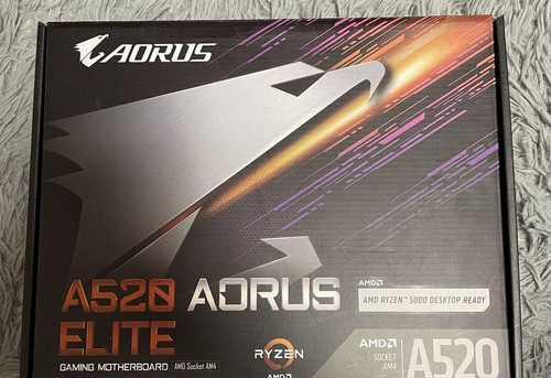 Материнская плата Gigabyte A520 Aorus Elite