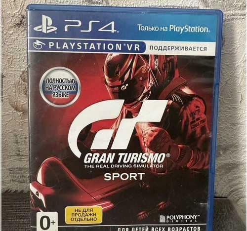 Grand turismo sport ps4 диск