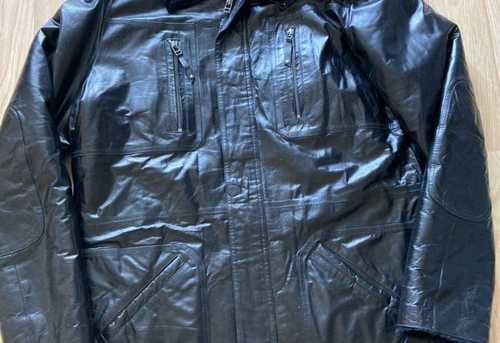 Кожаная куртка мужская, р 48-50