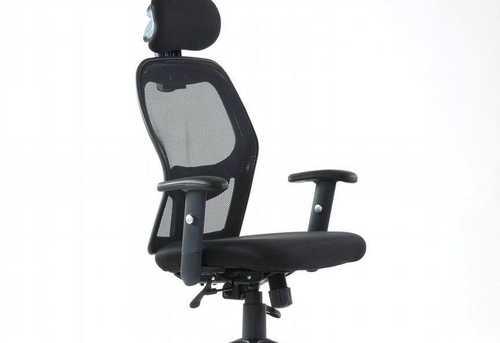Кресло K-128 для персонала черная ткань