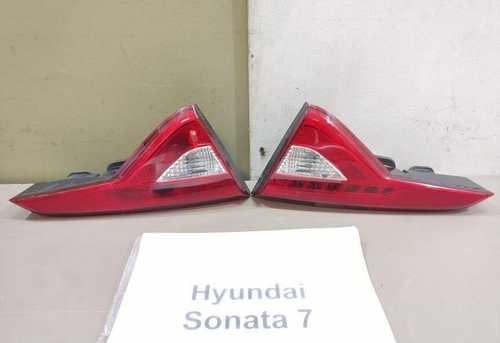 Фонарь крышки багажника Hyundai Sonata 7, 2015г