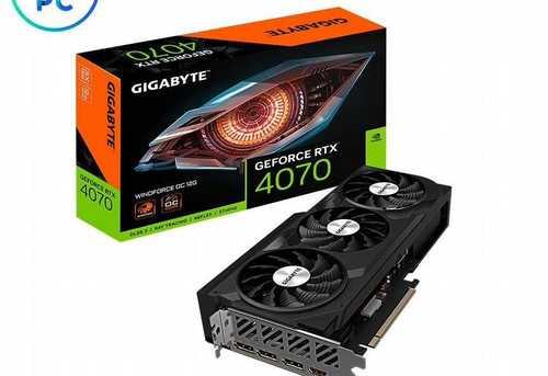 Видеокарта RTX4070 12GB gigabyte windforce GV-N407