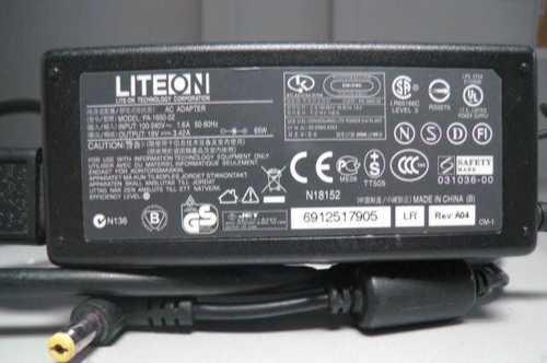 Бп Acer (Liteon) 19V 3,42A. (5,5x1,7mm)