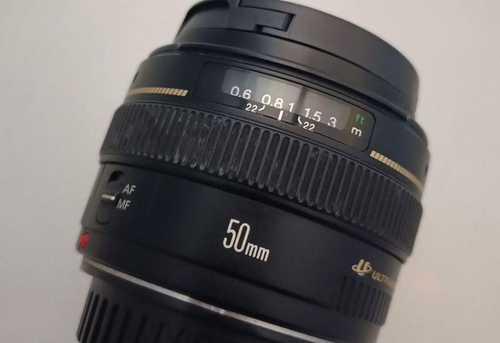 Объектив Canon EF 50mm F 1,4 USM б/у