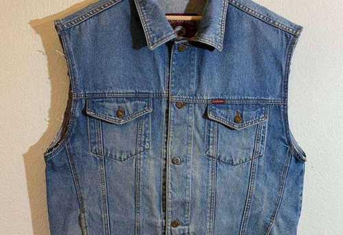 Большая винтажная джинсовая жилетка Lee Cooper