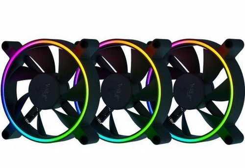 Вентиляторы Razer Kunai Chroma 120mm PWM argb 3pcs