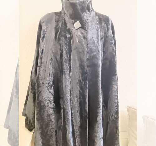 Пончо меховое