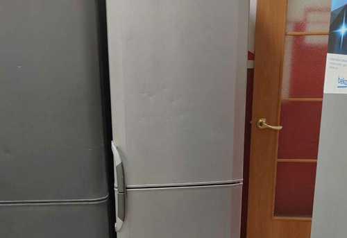 Серебристый холодильник Beko+Бесплатная доставка