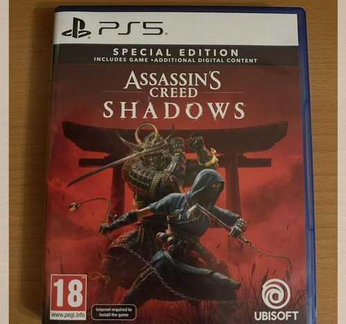 Игра Assasins creed shadows ps5