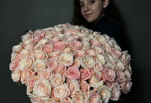 Букет 151 роза 60 см