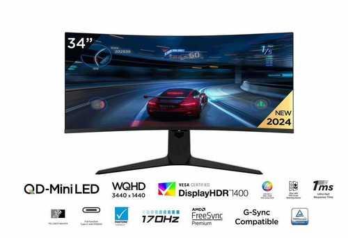 Монитор TCL 34R83Q 21:9 miniled