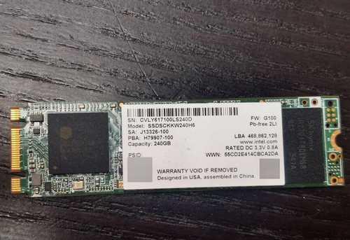SSD m2 диск Intel 540s series 240 Гб